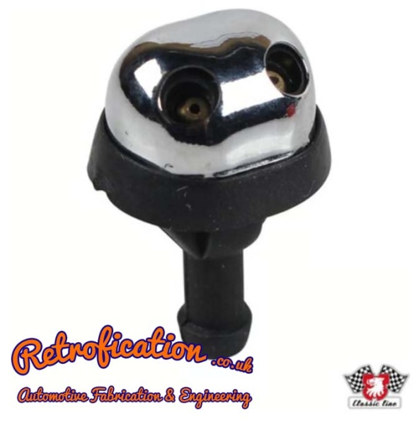 VW MK1 Golf Caddy Jetta Chrome Washer Jet (Early type) - Retrofication