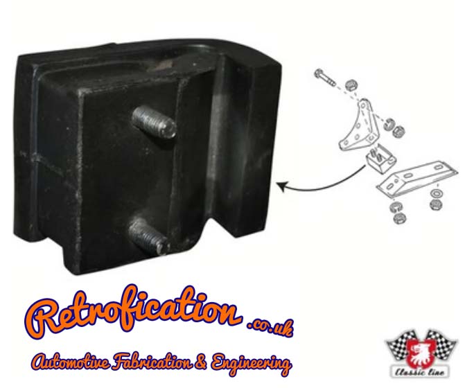 VW MK1 Golf Caddy Scirocco Lower Rear Gearbox Mount Bush 171399151B ...