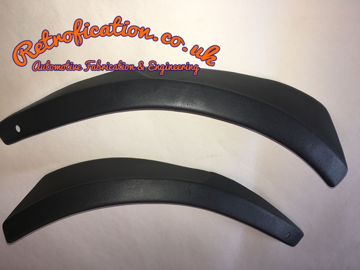Pair VW MK1 Golf Caddy Rear Wheel Arch Stone Guard Trims 171853931/2A ...