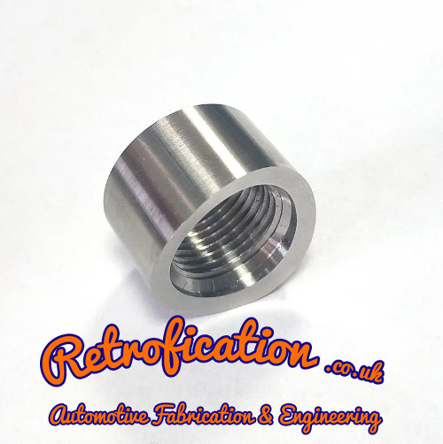 02 Sensor / Lambda / Wideband M18 Weld-On 304 Stainless Steel Exhaust ...